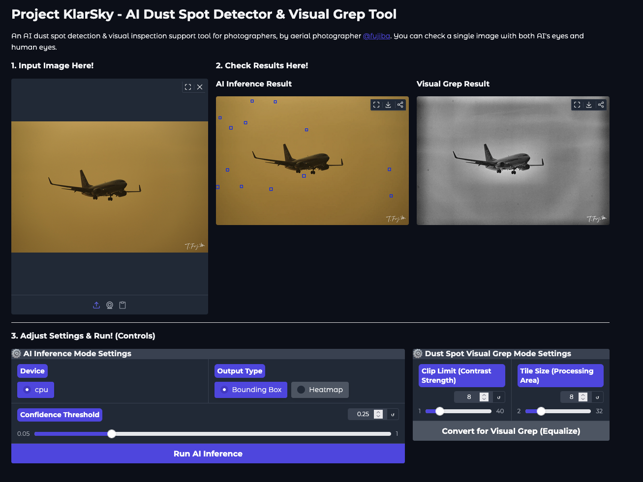 ダストスポット検知AIモデル「KlarSky Dust Spot Detector (Experimental)」v0.2.0公開：学習データ ...